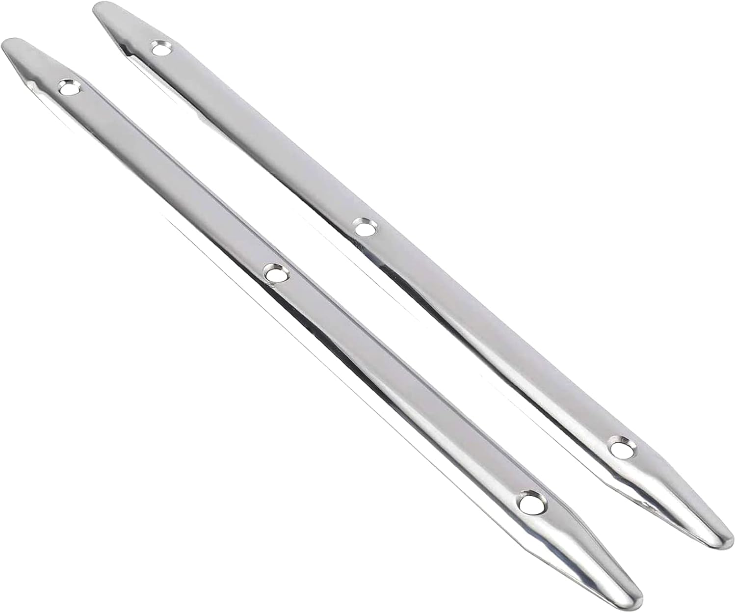 Amazon.com : Akoleyer 2PCS 316 Stainless Steel 12''Polished Line Rub ...