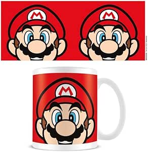 Amazon.com | Nintendo Super Mario Mario Mug 315 ml: Coffee Cups & Mugs