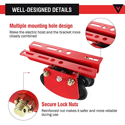 Snapklik.com : POWLAB Electric Hoist Manual Trolley 1Ton Heavy Duty ...