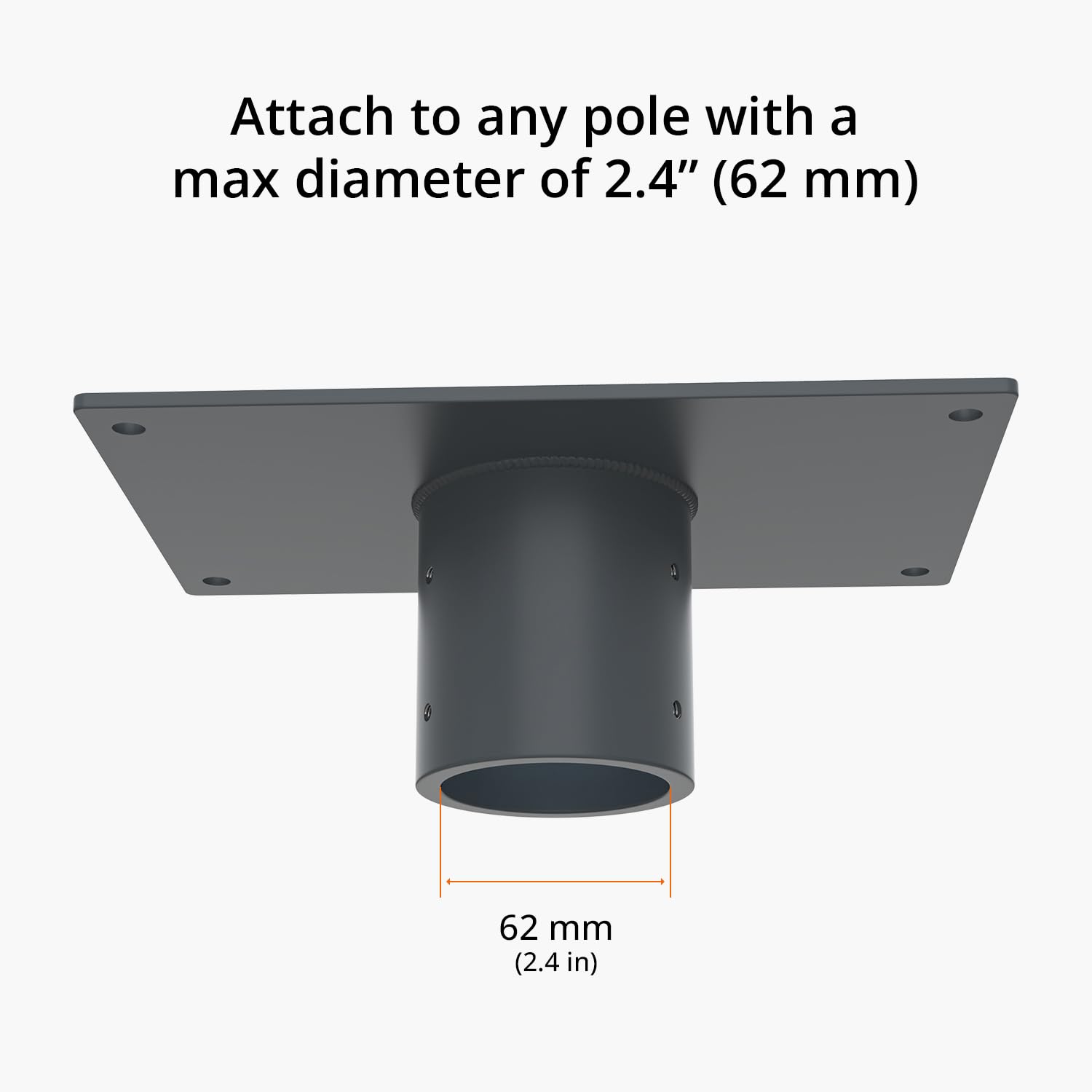 Snapklik.com : Pipe Adapter Mount For Starlink Flat High Performance Dish