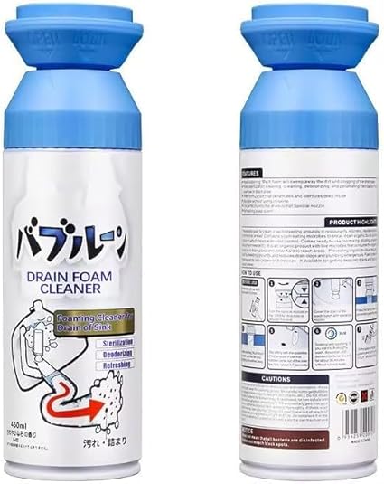 Amazon.com: Drain Foam Cleaner, Sink Drain Cleaner, Foam Drain Cleaner ...