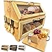 Amazon.com: Modernlyst Breadbox with Cutting Board and Knife Set | 7 ...