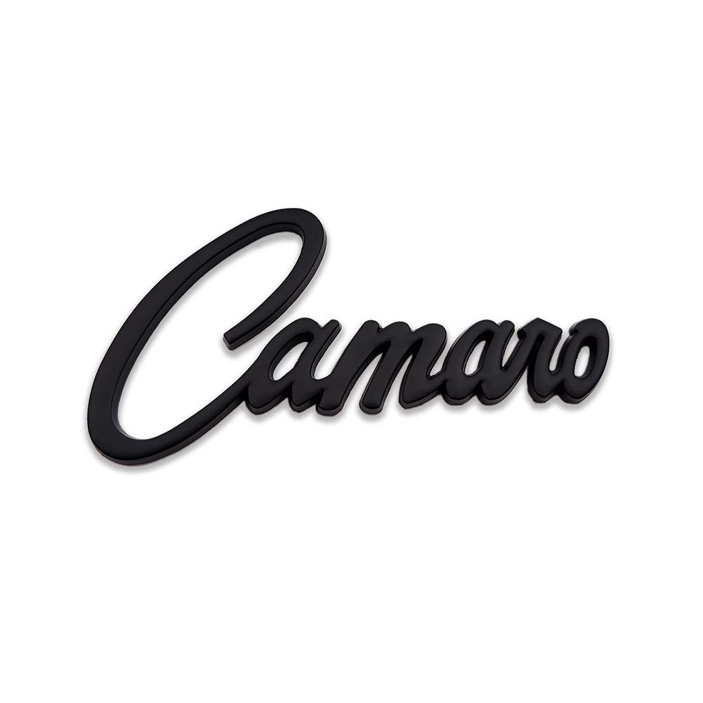 Buy Chrome Metal Camaro Logo Car Emblem Letters Badge Racing Sport ...