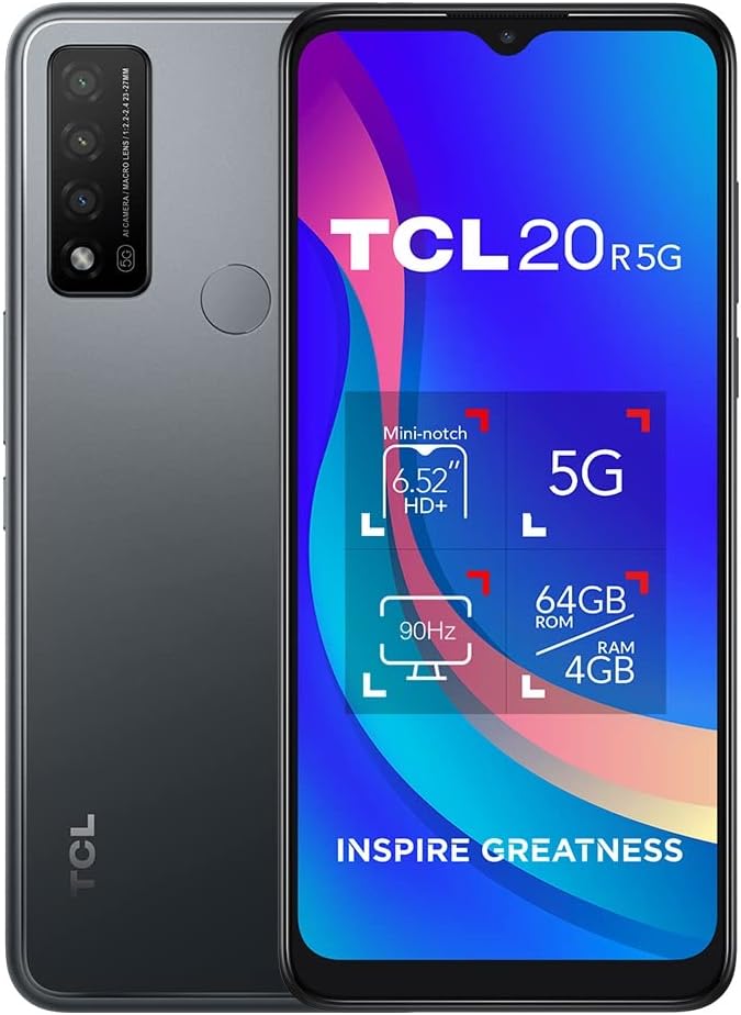 TCL 306 Space Grey 6.52" 32GB 4G Unlocked & SIM Free Smartphone ...