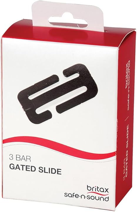 Britax Safe-N-Sound 3 Bar Gated Slide Buckle, Durable Seatbelt Slippage ...