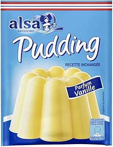 PUDDING VANILLE ALSA 3 SACHETS 111G, ALSA, LOT DE 5 : Amazon.fr: Epicerie