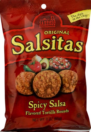 Amazon.com: El Sabroso Salsitas Spicy Salsa Flavored Tortilla Rounds 3 ...