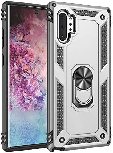 Amazon.com: Military Grade Drop Impact Samsung Galaxy Note 10 Plus Case - 5G 360 Metal Rotating ...