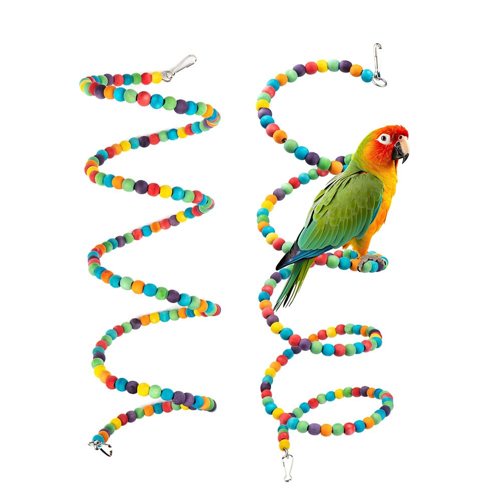 Amazon.com : Petsplicity 2 PCS 67" Bird Rope - Flexible and Durable ...