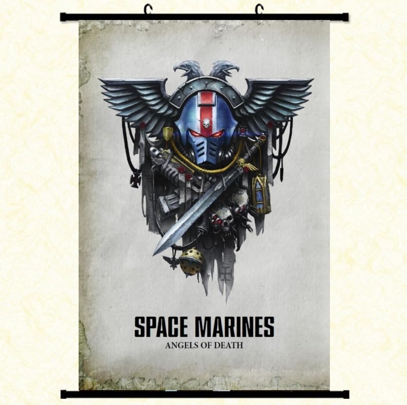 Amazon.com: Tina Art warhammer 40k space marine angels of death Framed ...