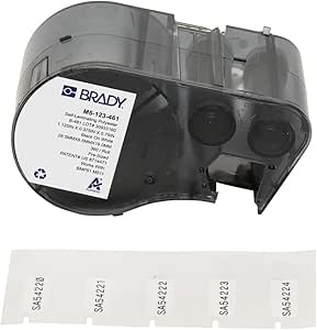 Amazon.com : Brady Self-Laminating Polyester Pre-Sized Labels for Label ...