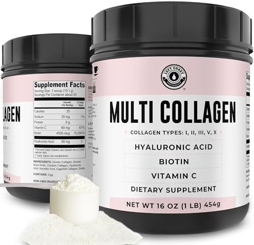 Amazon.com: Multi Collagen Protein Powder 600g - 5 Types (I, II, III, V ...