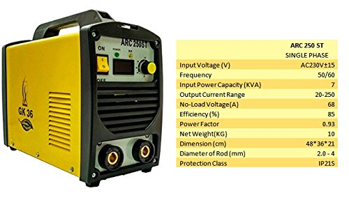 GK 36 & CO Welding Machine 250 Amps Single Phase - with Standard ...
