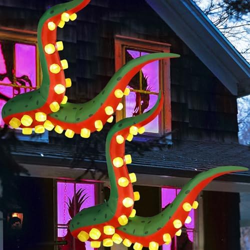 Amazon.com: Joiedomi 5 Ft Halloween Inflatables Octopus Tentacle ...