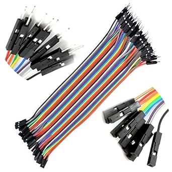 Shatam Jumper Wires Male to Female, arduino/breadboard jumper wires 40 ...