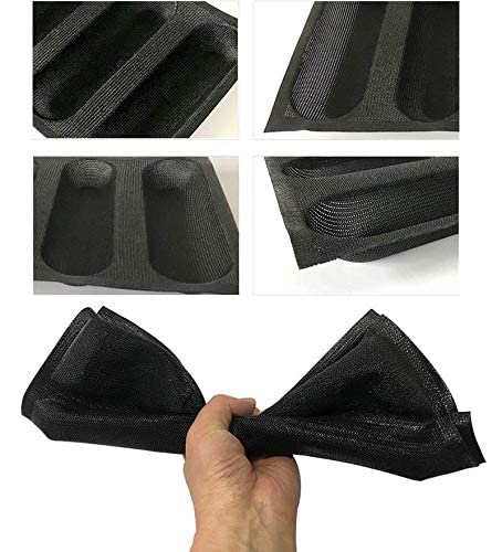 Silicone-Baguette-Moulds-Mini-Hot-Dog-Bun-Mold-Bread-Bun-Mold-Pans-Non ...