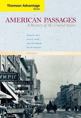 Amazon.com: American Passages: A History of the United States, Third ...