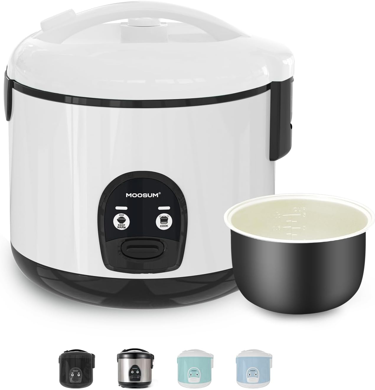 Amazon.com: Automatic Rice Cooker Warmer 5.5 Cup / 1.0 Liters Multi ...