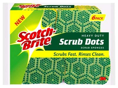 Amazon.com: Sponge Hd Scrub Dots 6pk : Health & Household