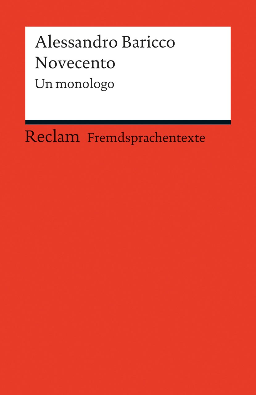 Amazon.com: Novecento: 9783150198421: Alessandro Baricco: Books