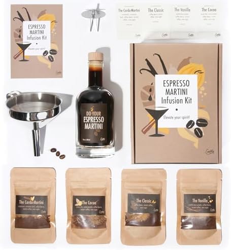 Amazon.com: Espresso Martini Infusion Kit | Homemade Cocktails Kit ...
