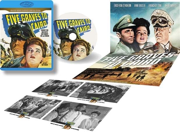 Five Graves to Cairo (1943) ( 5 Graves to Cairo ) (Blu-Ray) : Amazon ...