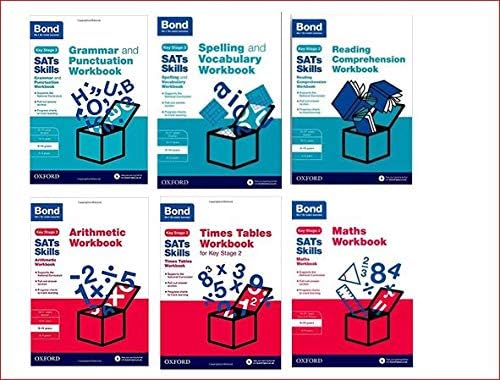 Bond SATs Skills 9-10 years Year 5, 6 Book Collection Set Maths ...