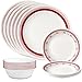 Amazon.com | Corelle Everyday 18-PC Dinnerware Set, Service for 6 ...