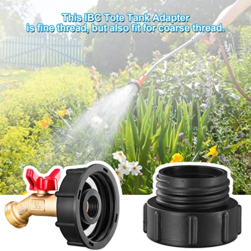 Snapklik.com : Catilon IBC Tote Adapter, 2 Fine Thread Adapter For 275 ...