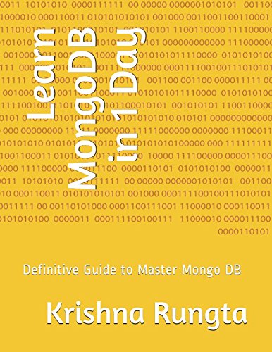 Learn Mongodb In 1 Day Definitive Guide To Master Mongo Db Books
