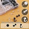 Amazon.com: 252 Pcs Push Pins Set, Including Round Head Push Pin Linked ...