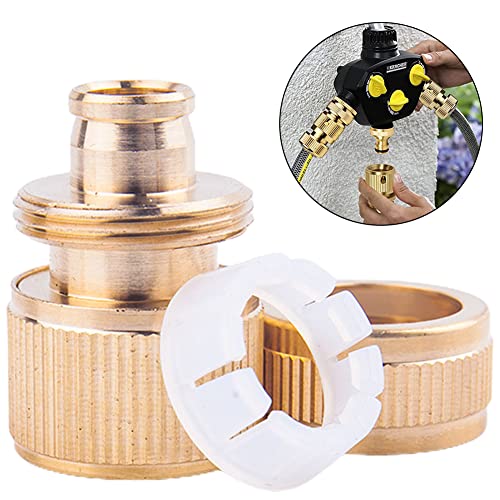 2 x brass tap connection quick coupling 1/2 inch water connection ...