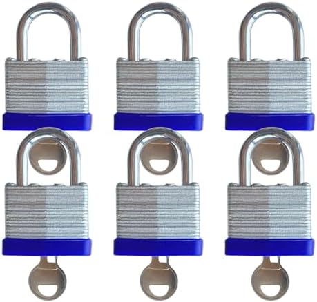 AOSRUM Lock Outdoor Padlocks, Laminated keyed Padlock, 1-9/16 in Wide ...