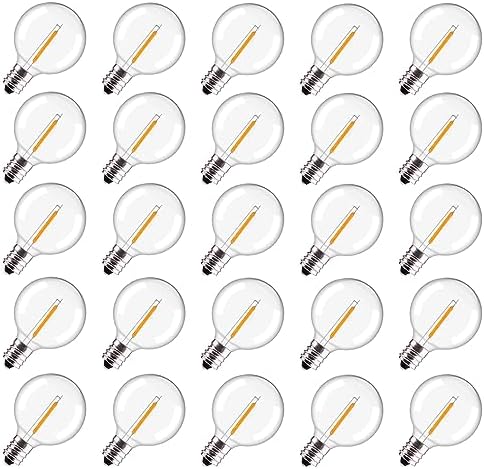 G40 Led Replacement Light Bulbs, E12 Led Candelabra Bulb Shatterproof ...