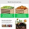 Amazon.com : VIVOSUN Wooden Compost Bin, Removable Front Door, Easy to ...