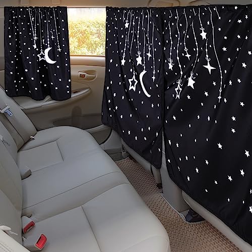 Amazon.com: BBTO Privacy Curtains Set - 3 Car Dividers for Windows ...