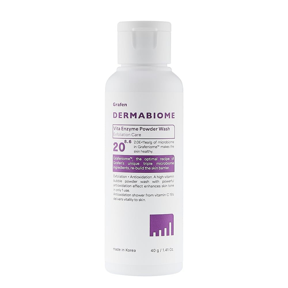 Amazon.com: GRAFEN Vita Enzyme Powder Face Wash Dermabiome - Korean ...