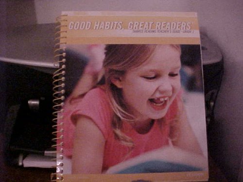 Shared Reading Teacher's Guide Good Habits Great Readers Grade 1 ...