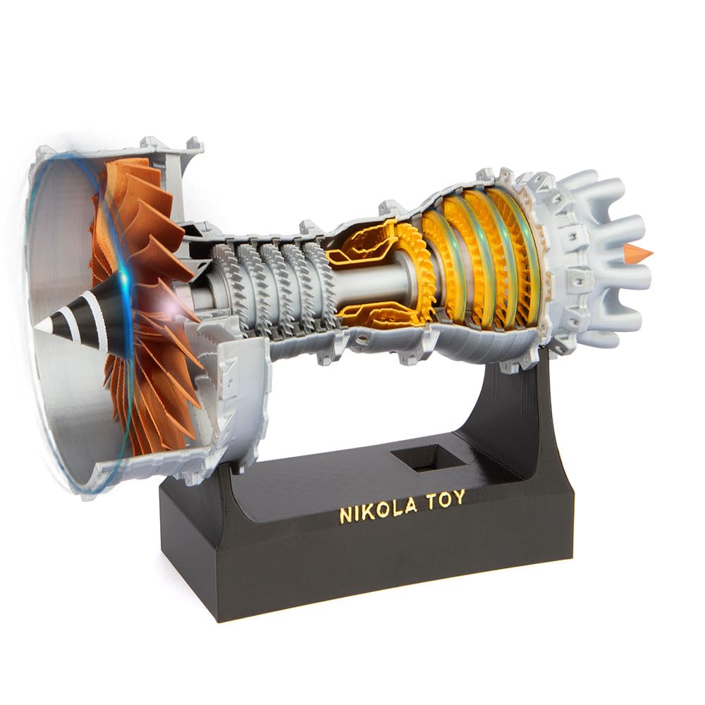 Jet Engine Figure Aircraft Engine Model Mini Aviation Turbofan Engine