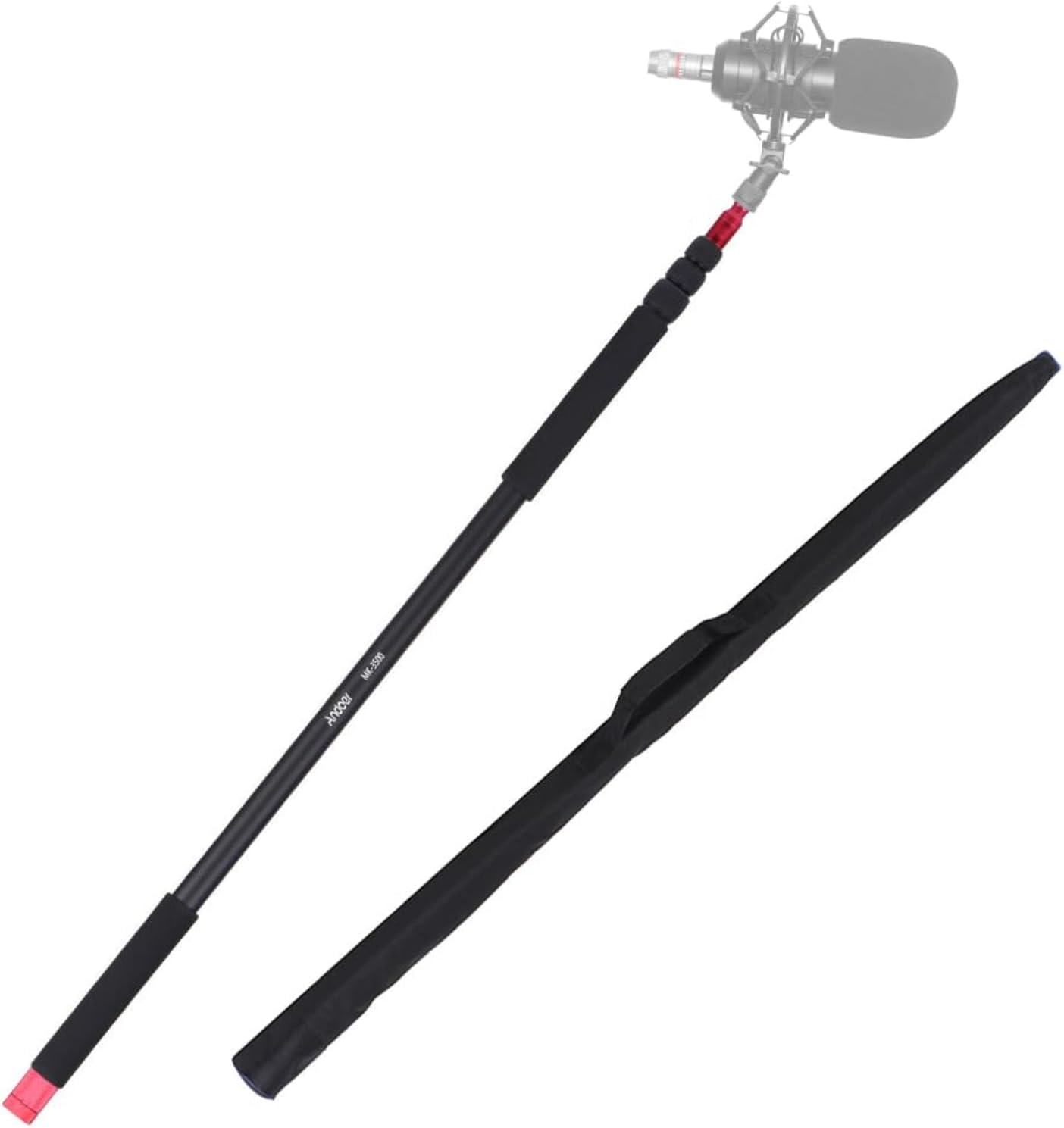 NEEWER NW-7000 Microphone Boom Arm, 3 Section Extendable Handheld Mic ...