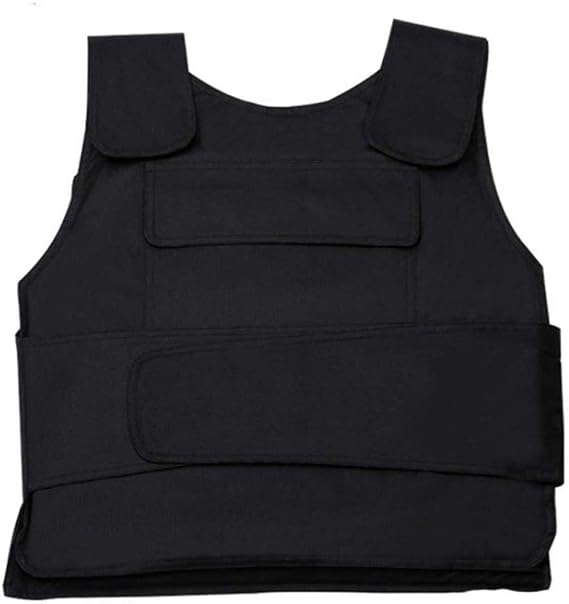 Unknow Body Armor Anti Knife Stab Vest, Adult Men's Black V-Neck ...