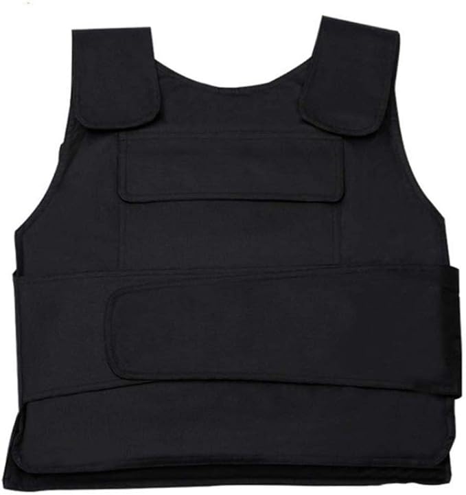 Unknow Body Armor Anti Knife Stab Vest, Adult Men's Black V-Neck ...