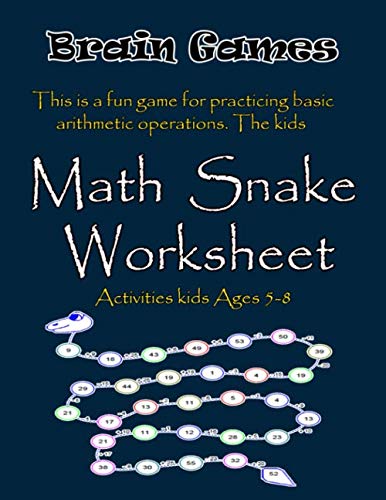 Brain Games: Math Snake Worksheet This is a fun game for practicing ...