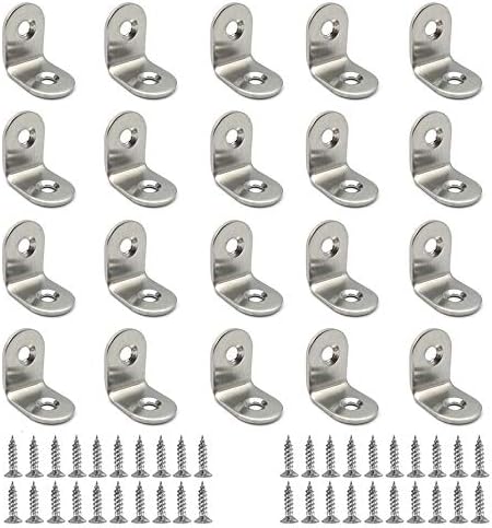 Small Brackets, 8PCS L Brackets, Small L Shaped Brackets, yeestone ...