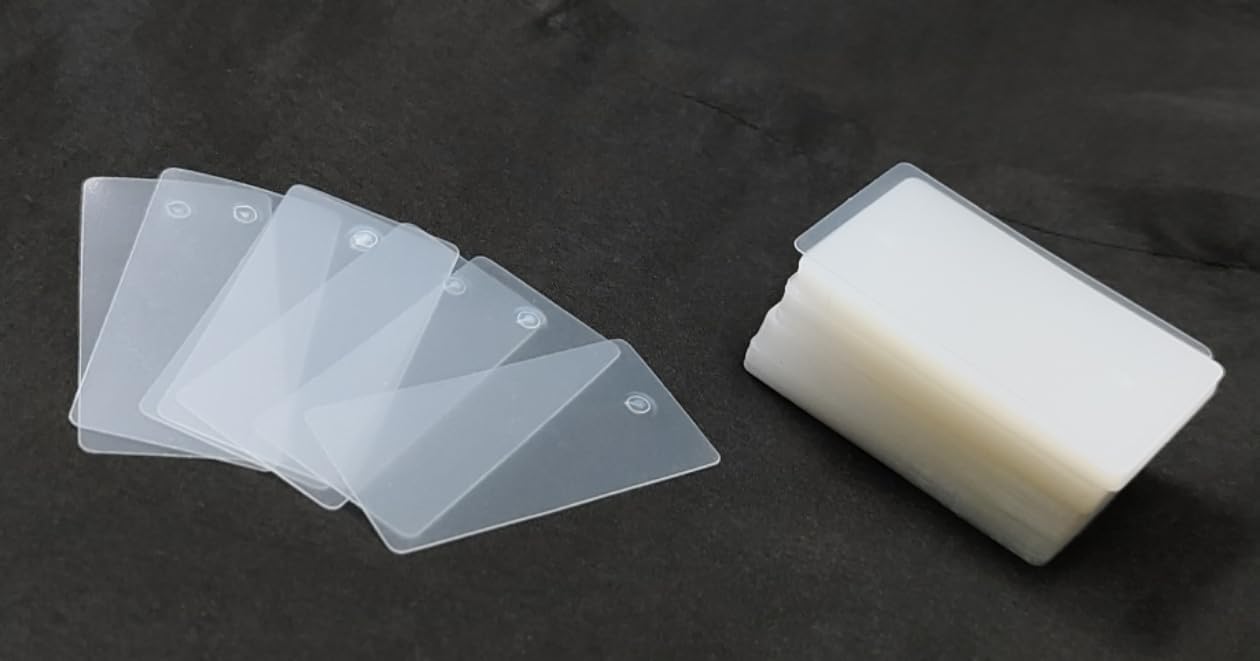 Hope Kart Plastic PVC Card Label Tag with Hole for Clothes Jewellery ...