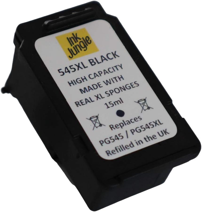 Ink Jungle PG545XL Black High Capacity Remanufactured Ink Cartridge For ...