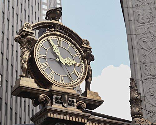 Amazon.com: Pittsburgh Art, Bronze Kaufmann's Clock Photography Print ...
