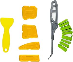 15Pieces Multi Shape Caulking Tool Set Flexible Sealant Smoother ...