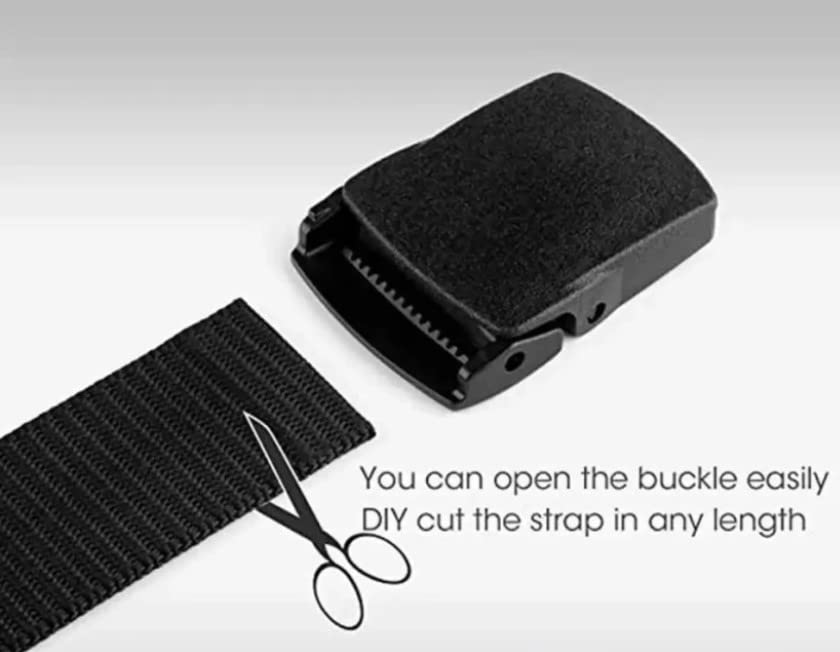 Buy SEVEN F.S Men's Belt Adjustable Auto Lock Buckle Belt for Men ...