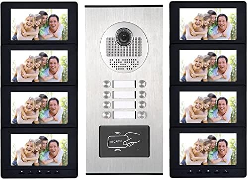Amazon.com: AMOCAM 6 Units Apartment Video Intercom System, 7 inch ...